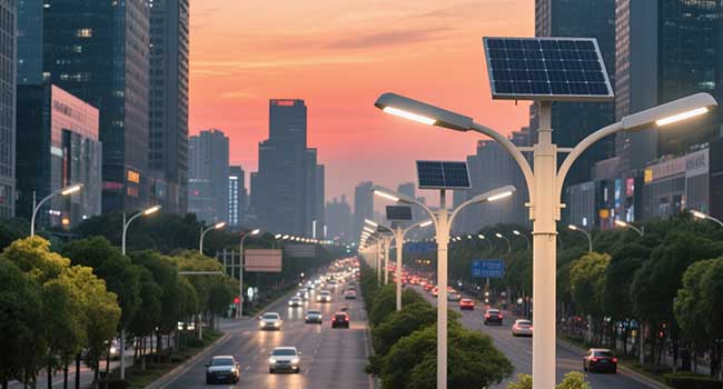 Solar street lights: maintenance guide for sandstorm weather